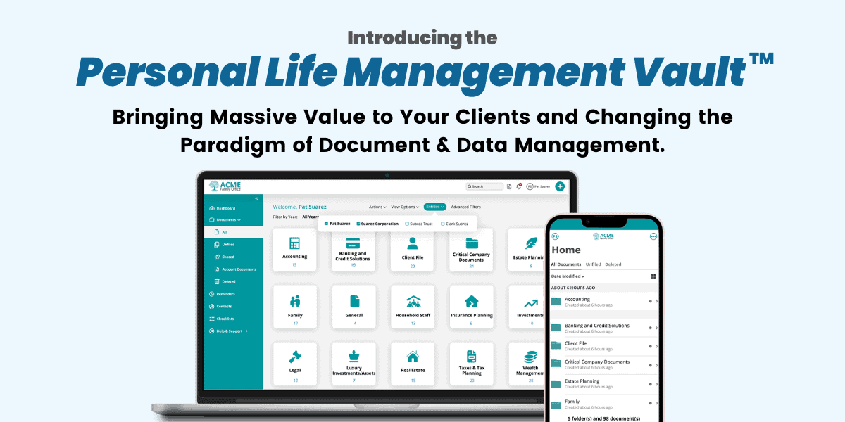 Introducing the Personal Life Management Vault™ | FutureVault